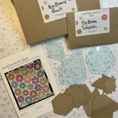 Big Blooms EPP Bundle – Broken River Quilts