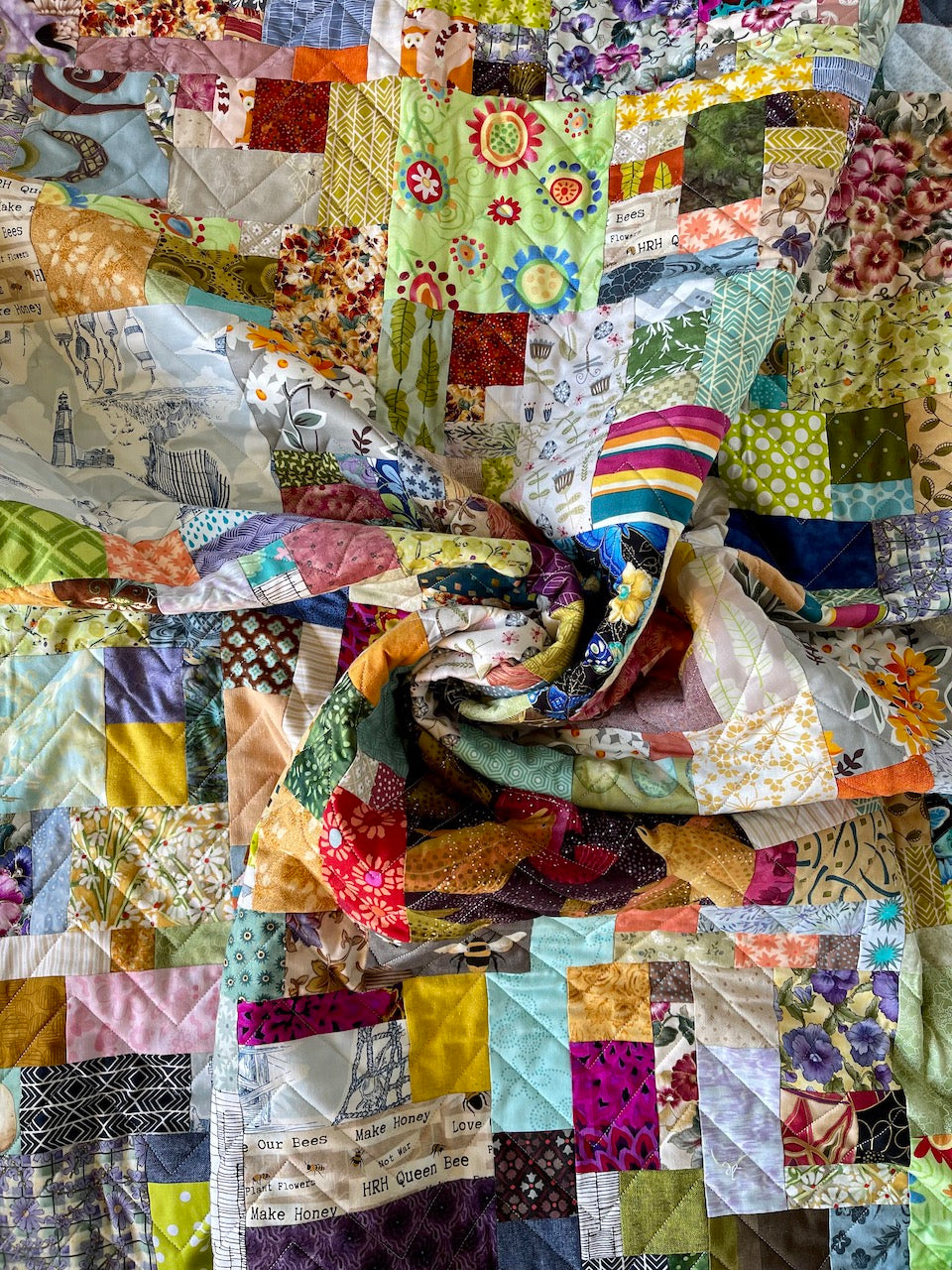 Scrap Quilt - A Scrap Busting Quilt PDF Pattern – Broken River Quilts