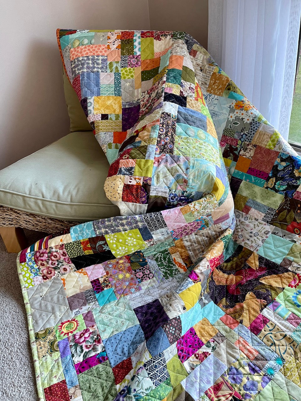 Scrap Quilt - A Scrap Busting Quilt PDF Pattern – Broken River Quilts
