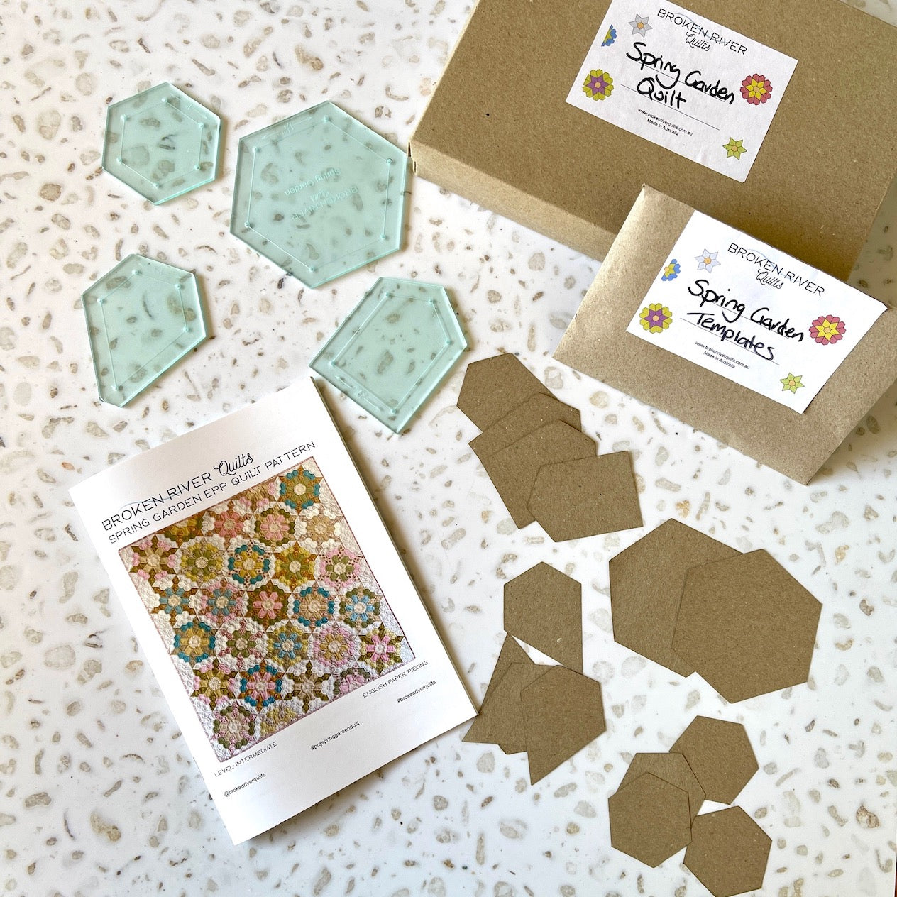 Spring Garden EPP Quilt Bundle – Broken River Quilts