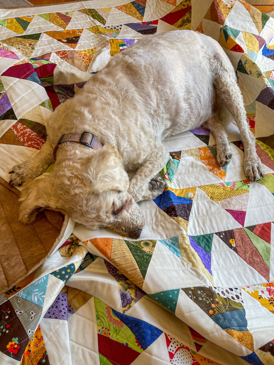 Triangle Quilt – Scrap Busting Freezer Paper Pieced PDF Pattern ...